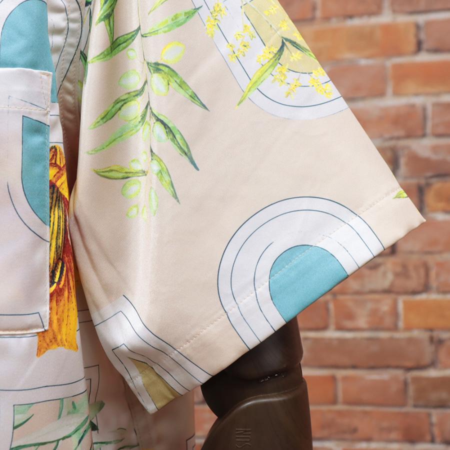 春夏 Alphastyle 総柄シャツ サテン なめらか ボタニカル柄 胸ポケット アルファスタイル 半袖 メンズ ストリート : アートフィッシュ Yahoo!店 - 通販 - Yahoo ...