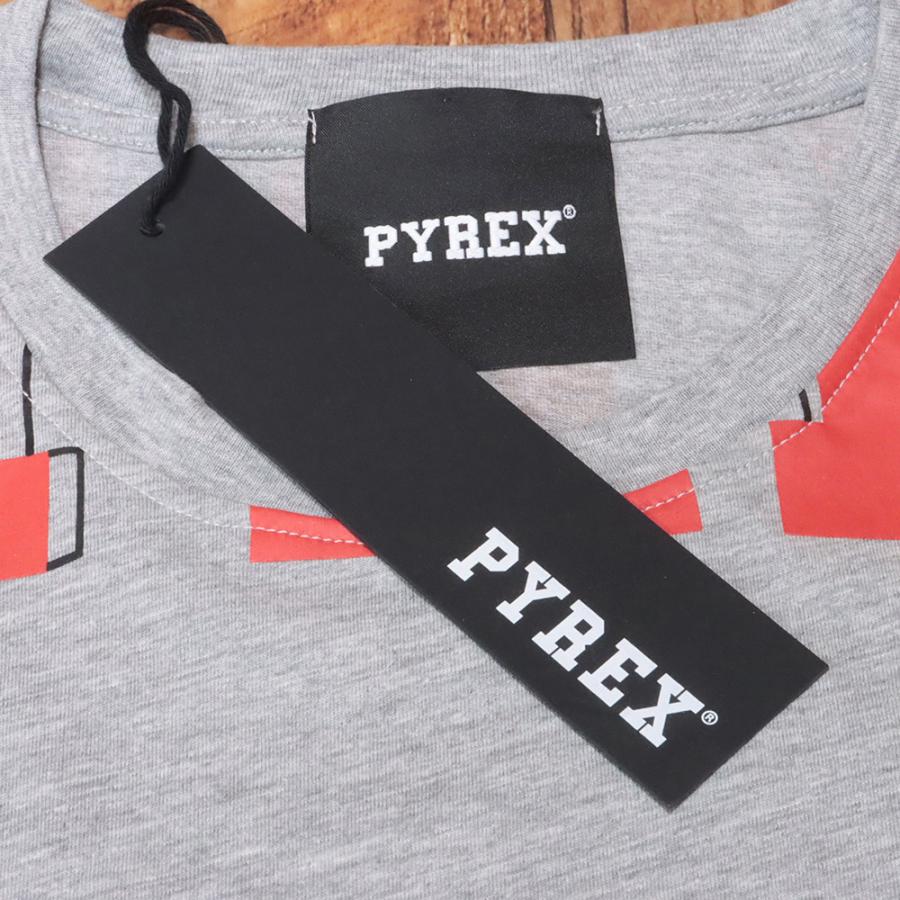 PYREX ロゴ プリントTシャツ 21EPB42112 ジャージー伸縮 ストリート 半袖 パイレックス メンズ : アートフィッシュ - 通販 - Yahoo!ショッピング