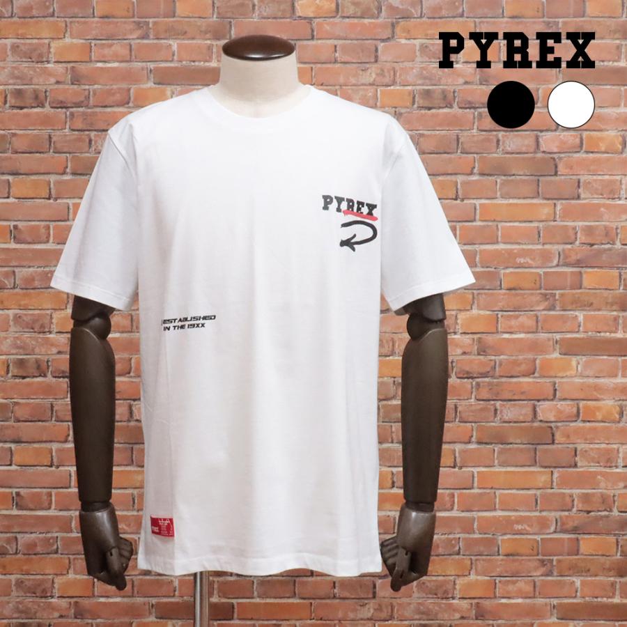 PYREX 丸首Tシャツ 21EPC42293 バックプリント ジャージー快適 イタリア製 半袖 ストリート メンズ パイレックス : アートフィッシュ - 通販 - Yahoo!ショッピング