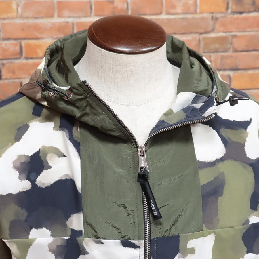 P.M.D.S. 2024SS PMDS パーカー NAXOS FULL ZIP グーンとストレッチ 迷彩 ウインドブレーカー イタリア製 ゴルフにも スポーティー メンズ : アート ...