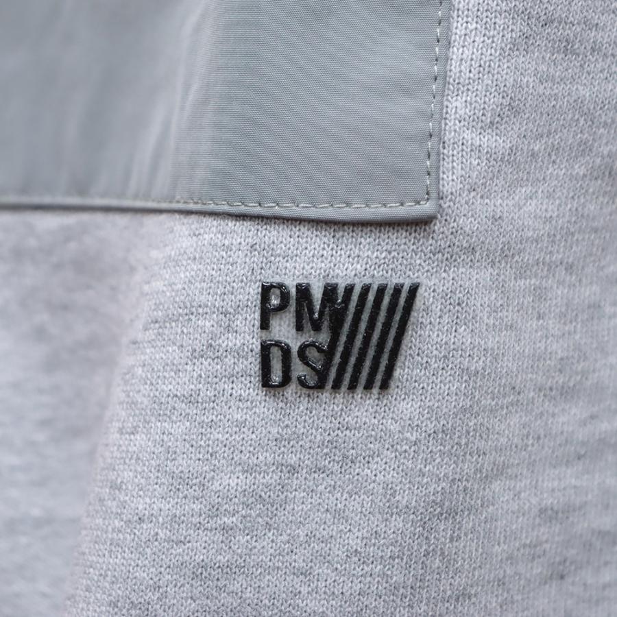 P.M.D.S. 24SS PMDS 丸首トレーナー GLYKA やわらか 裏毛スウェット ジップポケット イタリア製 半袖 ピーエムディーエス メンズ ヌケ感 ラフ : アートフィッシュ ...