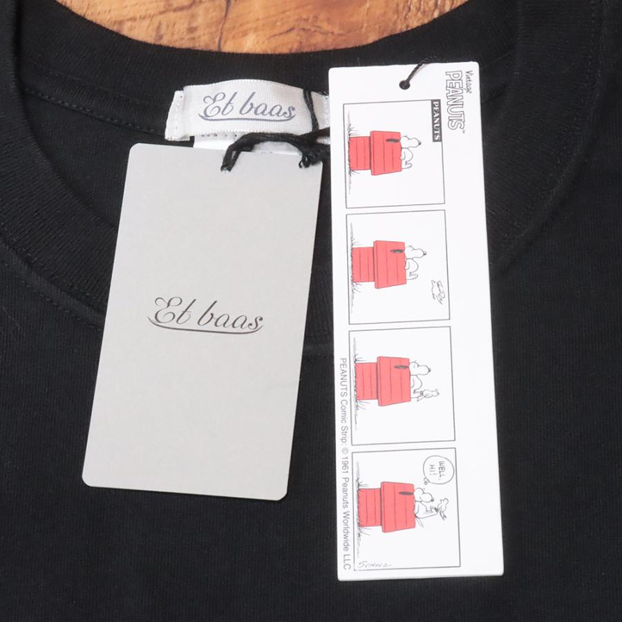 Et baas 【期間限定ポイント5倍】春夏 × PEANUTS 半袖Tシャツ 日本製 綿100％ スヌーピー JOE COOL ルーシー ピーナッツ プリント メンズ 紳士 エバース ...