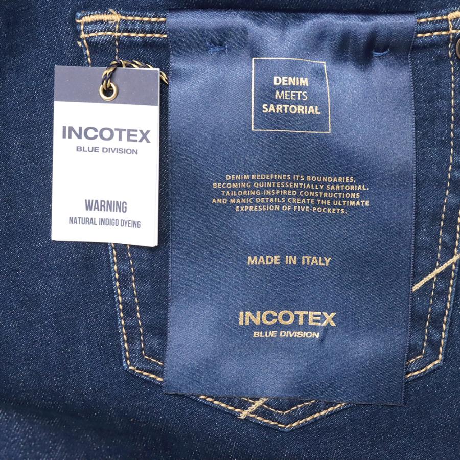 INCOTEX 美脚デニムパンツ BDPS0003 ストレッチ快適 無地 万能 きれいめ イタリア製 楽ちん メンズ インコテックス : アートフィッシュ - 通販 - Yahoo!ショッピング