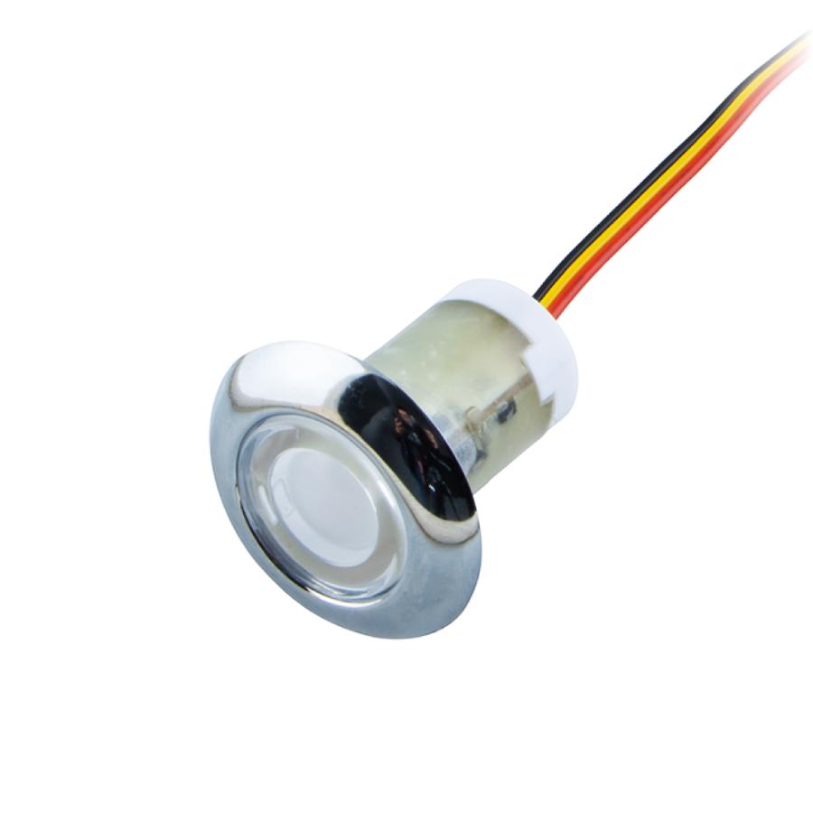 ジェットイノウエ JET LED フラット マーカー ユーロ スタイル 《 Kai 》 丸型 2WAY ホワイト / アンバー ダブル ...