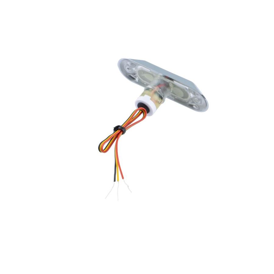 ジェットイノウエ JET LED フラット マーカー ユーロ スタイル 《 Kai 》 楕円型 2WAY ホワイト / アンバー ダブルファンクション 12/24V 502380 : アート ...