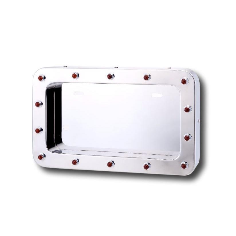 アートフレンド オリジナル 角R LED パイロット ナンバー枠 中型用 トラック AF217 : アートフレンド ヤフー店 - 通販 ...