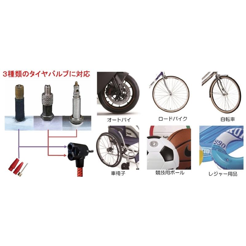 フットポンプ シングル オートバイ 自転車 スポーツバイク 空気入れ 米式・英式・仏式バルブ対応 ボデー BP-S112 : 雑貨&カー用品 アーティクル - 通販 - Yahoo!ショッピング