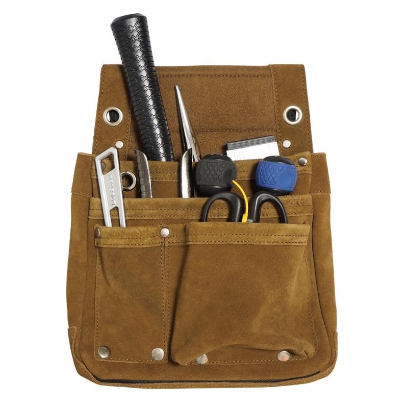 DBLTACT スエード本革釘袋 2段 ブラウン 三共コーポレーション DSL-07BR : 4230101411 : 雑貨&カー用品 アーティクル - 通販 - Yahoo!ショッピング