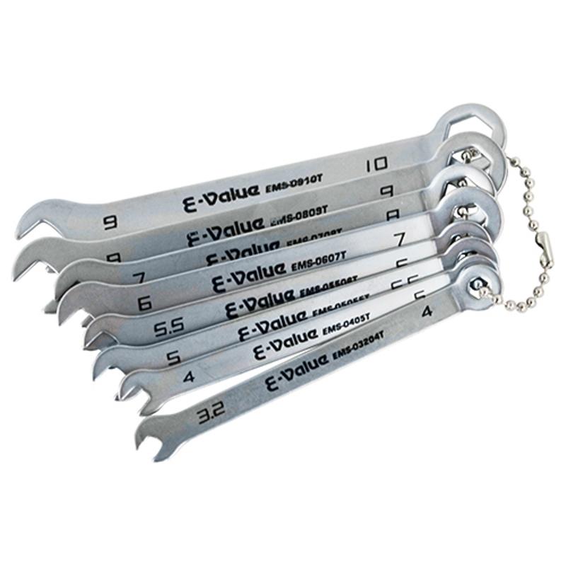 ミニスリムレンチセット E-VALUE EMS-08TSET 藤原産業 : 雑貨&カー用品 アーティクル - 通販 - Yahoo!ショッピング
