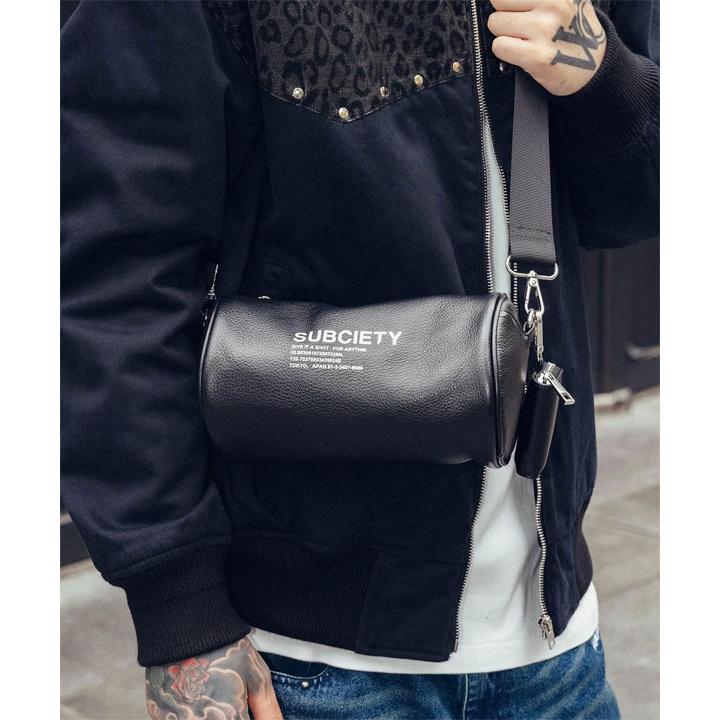 Subciety（サブサエティ） シリンダーバッグ SUBCIETY Leather