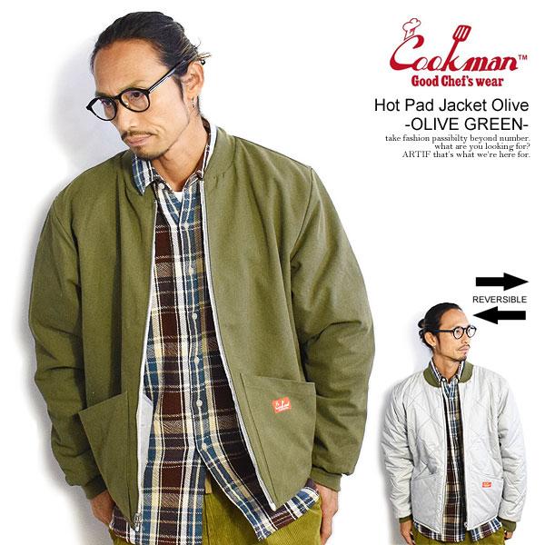 COOKMAN クックマン ジャケット Hot Pad Jacket Olive -OLIVE GREEN- メンズ レディース ホットパッド ...