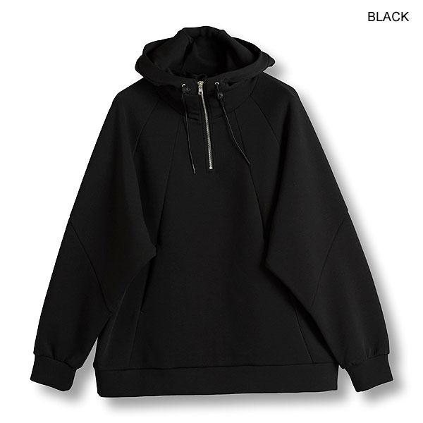 NO ID.（ノーアイディー） SALE セール パーカー ボリュームネック