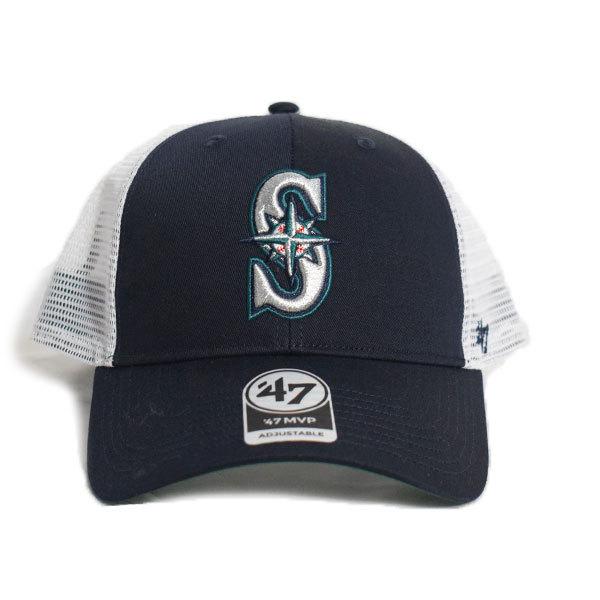 47 '47 フォーティーセブン キャップ Mariners Branson MVP Navy メンズ マリナーズ メッシュキャップ ...