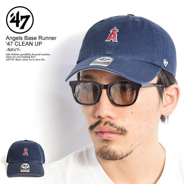 47Brand 47 フォーティーセブン キャップ ローキャップ ベースランナー クリーンナップ Angels Base Runner ...