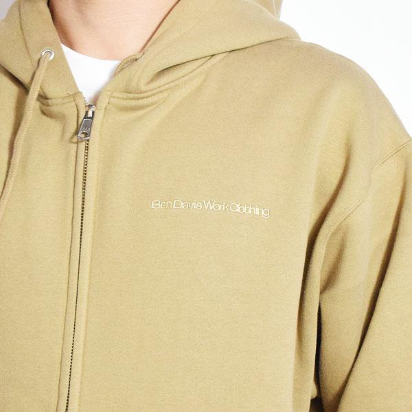 BEN DAVIS/WHITE LABEL SALE セール ベンデイビス パーカー DAVIS HEAVY SWEAT ZIP HOODIE ...