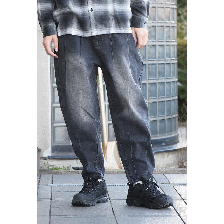 コアセルベート パンツ COACERVATE BALLOON SILHOUETTE TUCK DENIM PANTS メンズ デニム タックデニム バルーンパンツ : ARTIF - 通販 ...