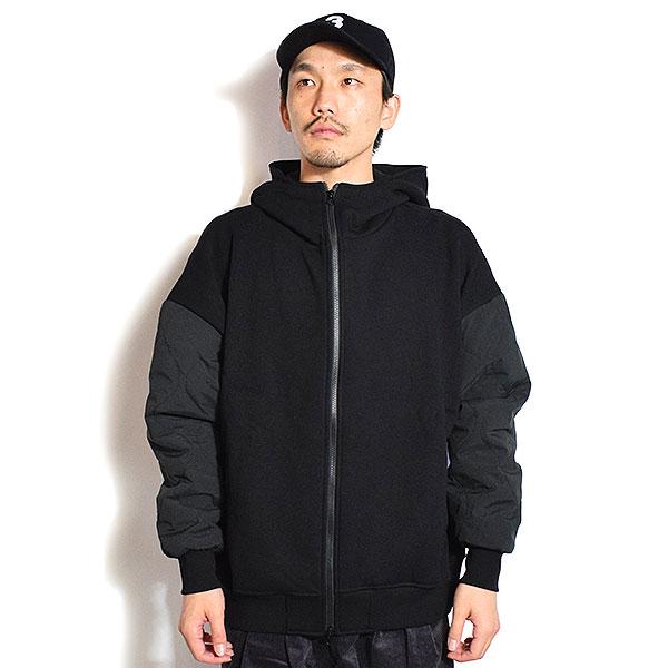 コアセルベート ジャケット COACERVATE QUILTED SLEEVE HOODED JACKET