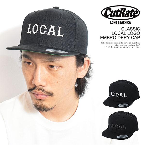 カットレイト キャップ CUTRATE CLASSIC LOCAL LOGO EMBORIDERY CAP cutrate メンズ ベースボールキャップ ストリート : ARTIF - 通販 ...