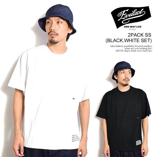 イーブルアクト Tシャツ EVILACT 2PACK SS メンズ 半袖 パックTシャツ 2枚入り 送料無料 ストリート : ARTIF - 通販 - Yahoo!ショッピング