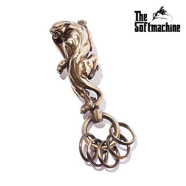 Softmachine 【受注生産商品 (3週間〜1ヶ月)】 ソフトマシーン キーリング SOFTMACHINE PANTHER KEY HOOK メンズ 送料無料 キャンセル不可 ...