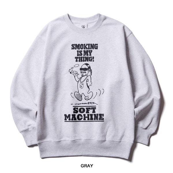 Softmachine 2025 秋冬 先行予約 10月〜11月入荷予定 ソフトマシーン スウェット SOFTMACHINE MY THING SWEAT 送料無料 キャンセル不可 ...