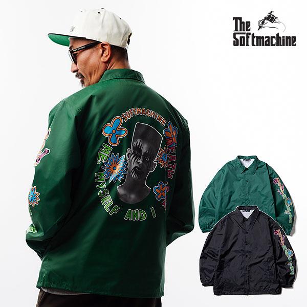 Softmachine 2025 春夏 先行予約 2月〜3月入荷予定 ソフトマシーン ジャケット SOFTMACHINE DEATH SOUL JK(COACH JACKET) キャンセル不可 ...