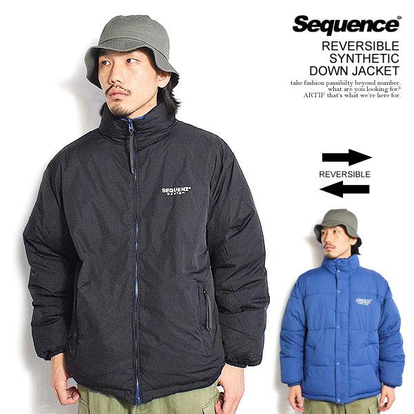 SALE セール シークエンズ ジャケット SEQUENZ REVERSIBLE SYNTHETIC DOWN JACKET メンズ 中綿ジャケット オーバーサイズ : ARTIF - 通販 ...