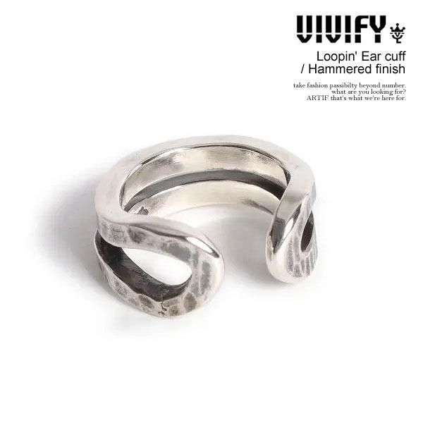 VIVIFY ビビファイ イヤーカフ Loopin' Ear cuff / Hammered finish メンズ イヤリング シルバー925 アクセサリー ジュエリー 送料無料 ...