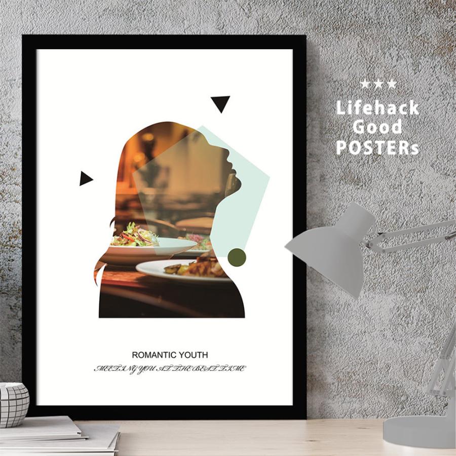 LIFEHACKポスター 女性 選べるサイズ A4 ポスター A3 フレーム アートプリント : 壁面装飾 内装用壁アート ARTLABO - 通販 - Yahoo!ショッピング