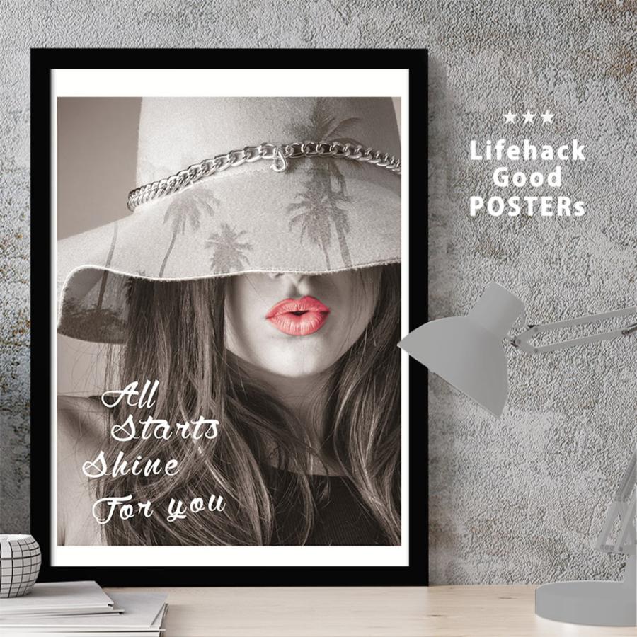 LIFEHACKポスター 女性 選べるサイズ A4 ポスター A3 フレーム アートプリント : 壁面装飾 内装用壁アート ARTLABO - 通販 - Yahoo!ショッピング