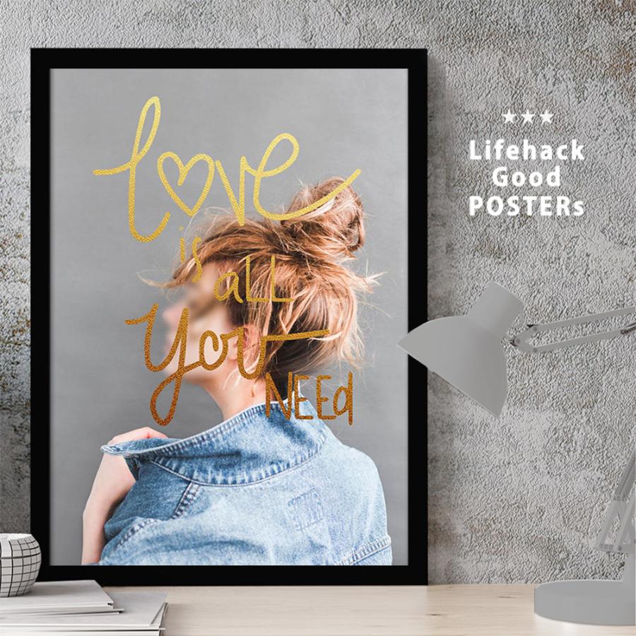 LIFEHACKポスター 女性 選べるサイズ A4 ポスター A3 フレーム アートプリント : 壁面装飾 内装用壁アート ARTLABO - 通販 - Yahoo!ショッピング