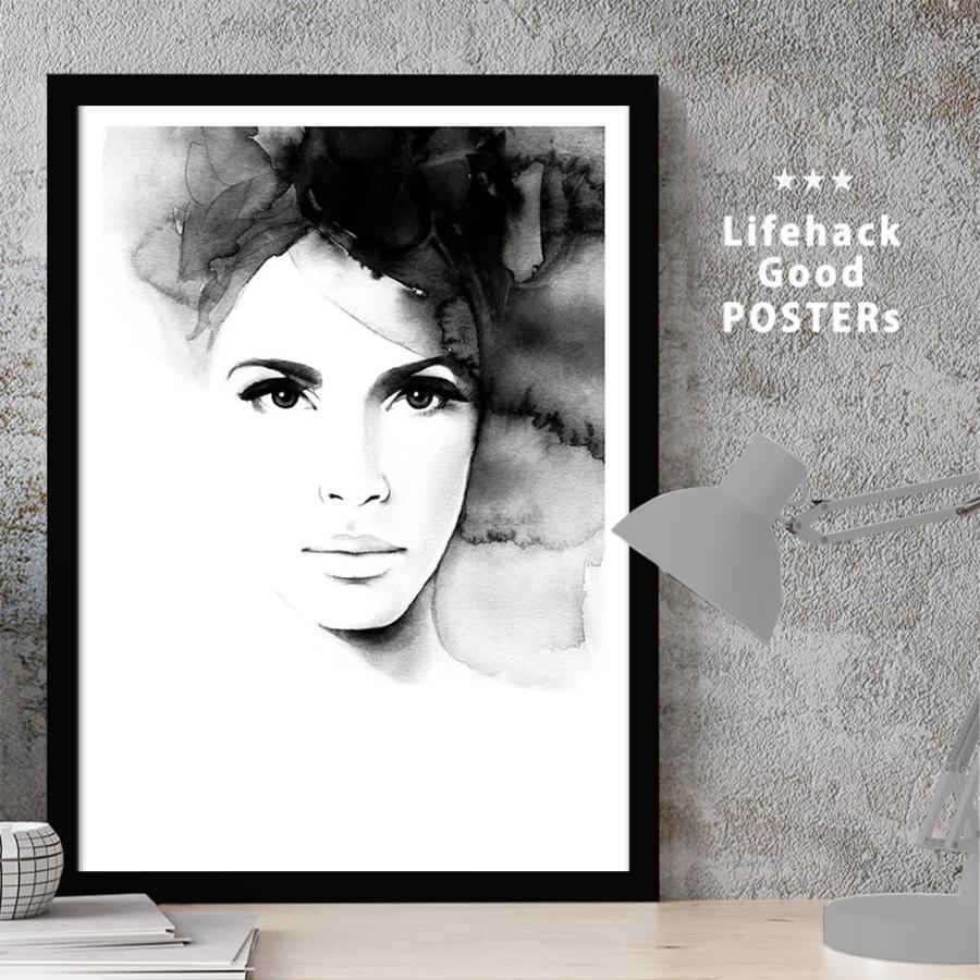 LIFEHACKポスター 女性 選べるサイズ A4 ポスター A3 フレーム アートプリント : 壁面装飾 内装用壁アート ARTLABO - 通販 - Yahoo!ショッピング