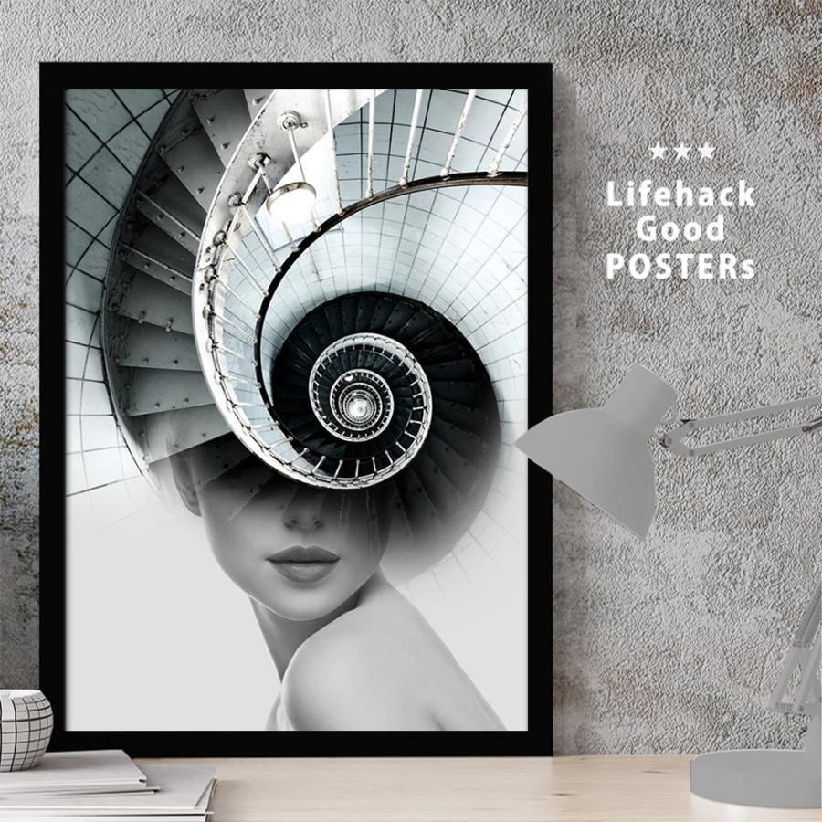 LIFEHACKポスター 女性 選べるサイズ A4 ポスター A3 フレーム アートプリント : 壁面装飾 内装用壁アート ARTLABO - 通販 - Yahoo!ショッピング