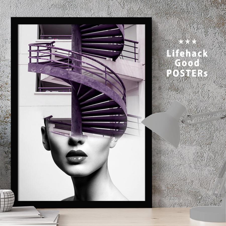 LIFEHACKポスター 女性 選べるサイズ A4 ポスター A3 フレーム アートプリント : 壁面装飾 内装用壁アート ARTLABO - 通販 - Yahoo!ショッピング