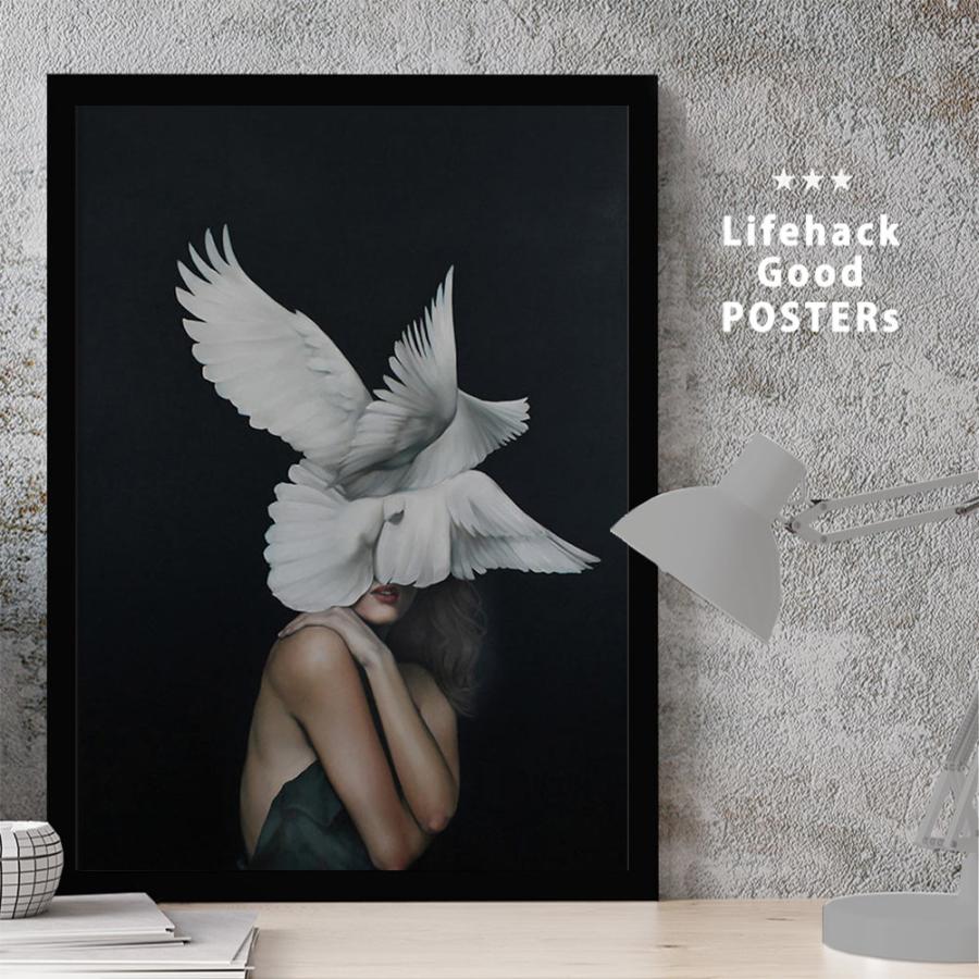 LIFEHACKポスター 女性 選べるサイズ A4 ポスター A3 フレーム アートプリント : 壁面装飾 内装用壁アート ARTLABO - 通販 - Yahoo!ショッピング