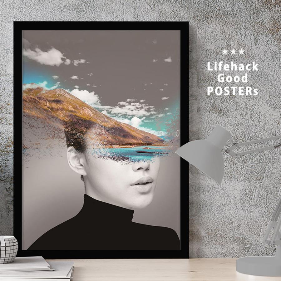 LIFEHACKポスター 女性 選べるサイズ A4 ポスター A3 フレーム アートプリント : 壁面装飾 内装用壁アート ARTLABO - 通販 - Yahoo!ショッピング