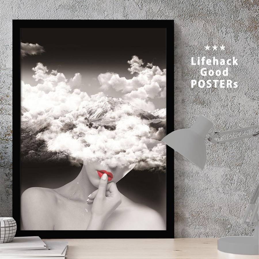 LIFEHACKポスター 女性 選べるサイズ A4 ポスター A3 フレーム アートプリント : 壁面装飾 内装用壁アート ARTLABO - 通販 - Yahoo!ショッピング