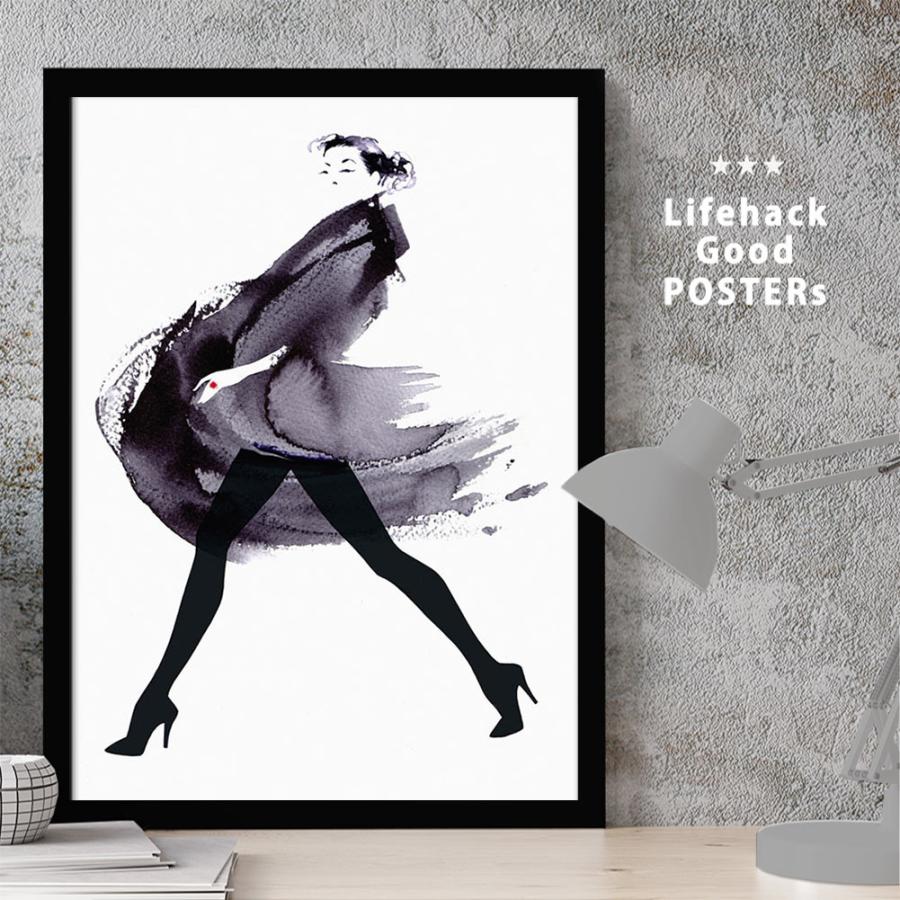 LIFEHACKポスター 女性 選べるサイズ A4 ポスター A3 フレーム アートプリント : 壁面装飾 内装用壁アート ARTLABO - 通販 - Yahoo!ショッピング