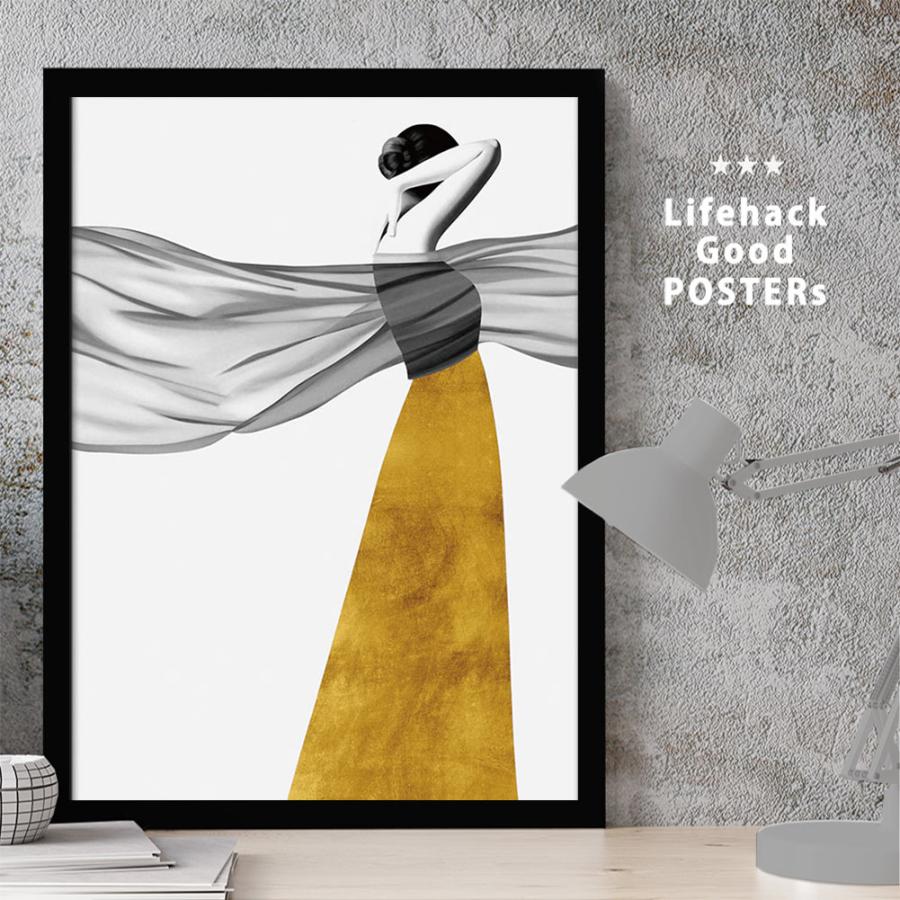 LIFEHACKポスター 女性 選べるサイズ A4 ポスター A3 フレーム アートプリント : 壁面装飾 内装用壁アート ARTLABO - 通販 - Yahoo!ショッピング