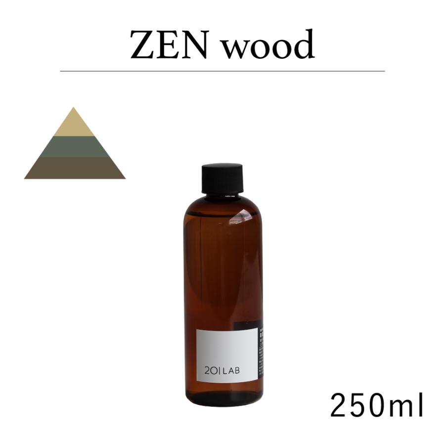 リードディフューザーオイル 250ml ZEN wood - ゼンウッド / 201LAB ニーマルイチラボ レフィル つめかえ 詰め替え ルームフレグランス アートラボ : ART LAB ...