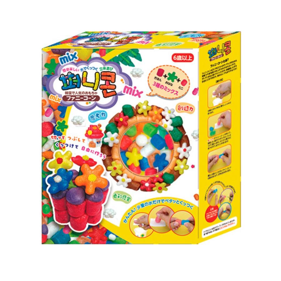 ファニーコーン 35g KJD120603 EDISON mama 【 創造力を育む 少量の水だけでくっつく 立体知育遊び 】 : 画材・ものづくりのアートロコ - 通販 - Yahoo!ショッピング