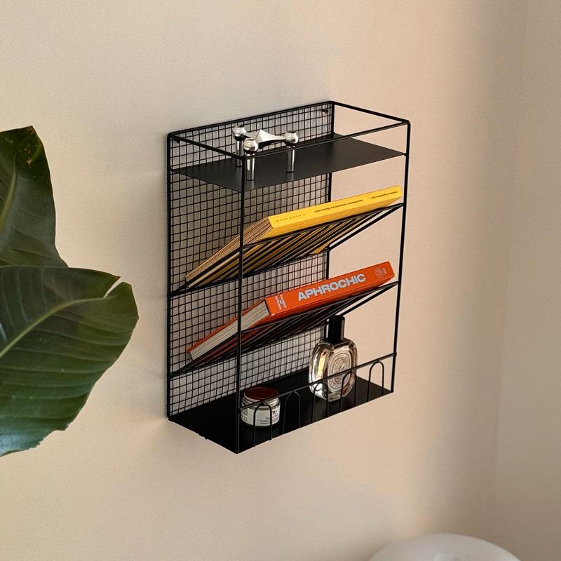 アイアンメッシュ ウォールラック ブラック [ART OF BLACK] : wallrack-03048 : ART OF BLACK - 通販 - Yahoo!ショッピング