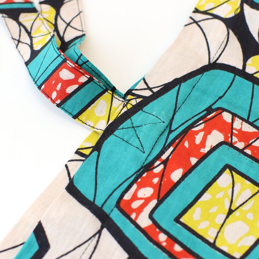 エコポケッタブルバッグ アフリカンプリント エコバッグ アフリカン カンガ アジアン エスニック ecobag-3 : ギャラリー蓮華 - 通販 - Yahoo!ショッピング