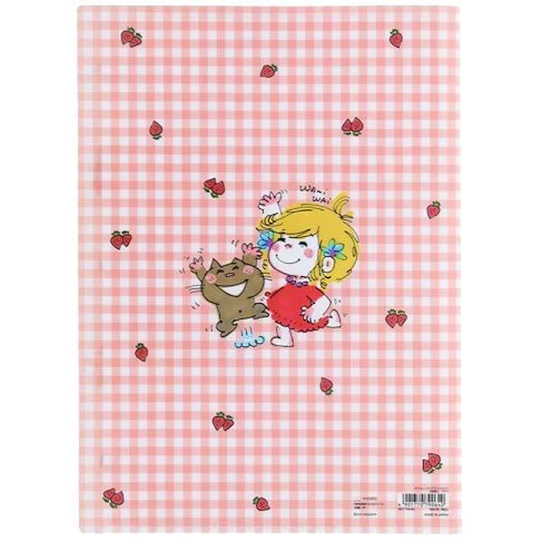 【水森亜土】ダイカットクリアファイル5P〈2種類〉サイズ：W225×H310×D2mm/文房具/女の子/あどちゃん/ギフト/プレゼント/グッズ/made in Japan : アートサロン和錆 ...