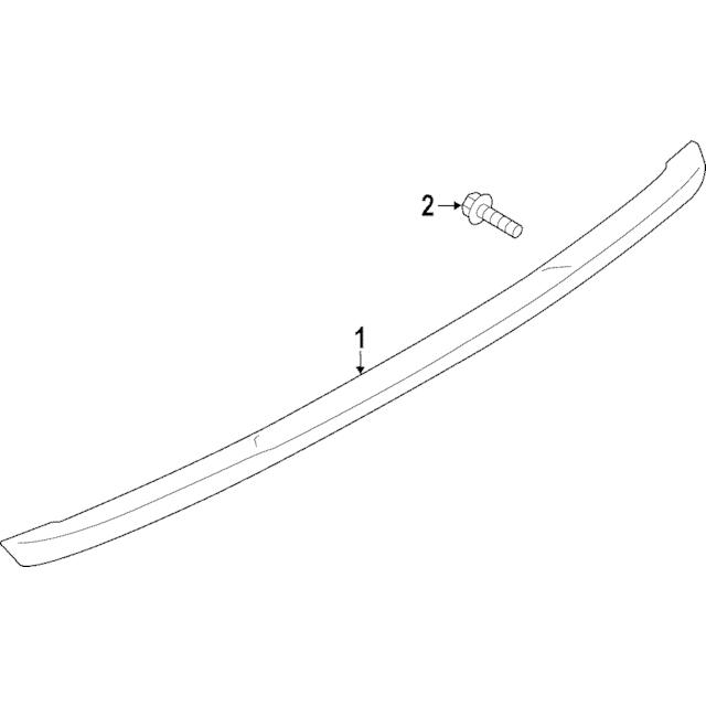 SUBARU（スバル） 【SUBARU・WRX VBH】STI Sports＃小型トランクスポイラー【スバル純正】S4 VBH ...