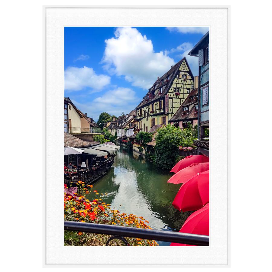 フランス写真 コルマールの街並み インテリアアート額装S〜L AS2093 : as2093 : インテリアフォト・アート写真額装の専門店 ...