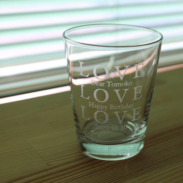 ギフト プレゼント 名入れ グラス ビッグメッセージグラス 選べるサイズ 容量 365ml 473ml 490ml カフェグラス 結婚祝い 誕生日 : 名入れプレゼント工房アートテック ...