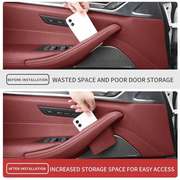 BMW 5シリーズg30 g38 18-22のフロントドアハンドル リングボックス 電話ホルダー オーガナイザー 車のインテリアアクセサリー : 2171ae18-31da-4cec-8485 ...