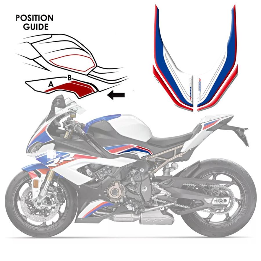 BMW S1000RR M1000RR 2019-2022 防水 ステッカー ブルー : ARUCUS-Yahoo!店 - 通販 - Yahoo!ショッピング