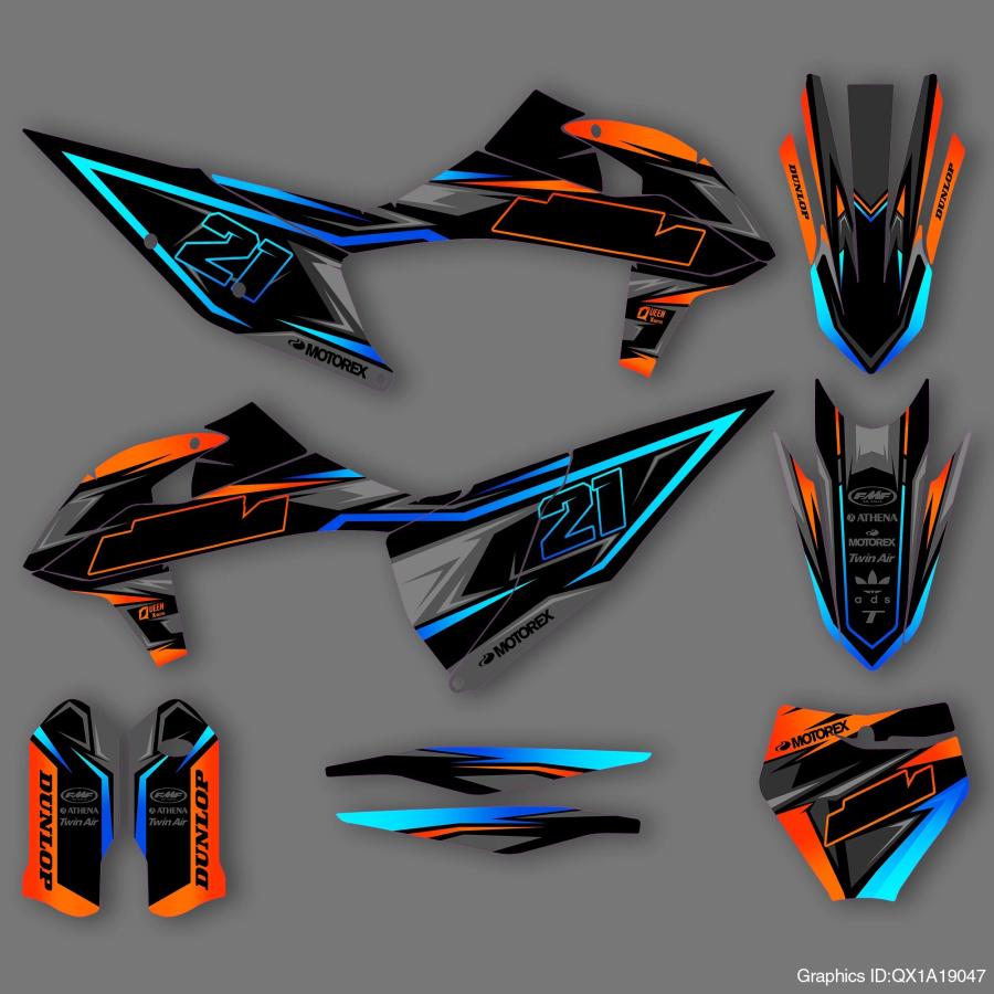 KTM SX SX-F EXC XC-W EXC-F 047 カスタム グラフィック デカール ステッカー : ARUCUS-Yahoo!店 - 通販 - Yahoo!ショッピング